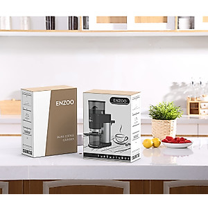 Conical Burr Coffee Grinder, ENZOO Electric Coffee Bean Grinder with Detachable Design for Easy Cleaning, 40 Precise Grind Setting for Espresso, Drip Coffee, French Press and Percolator Coffee