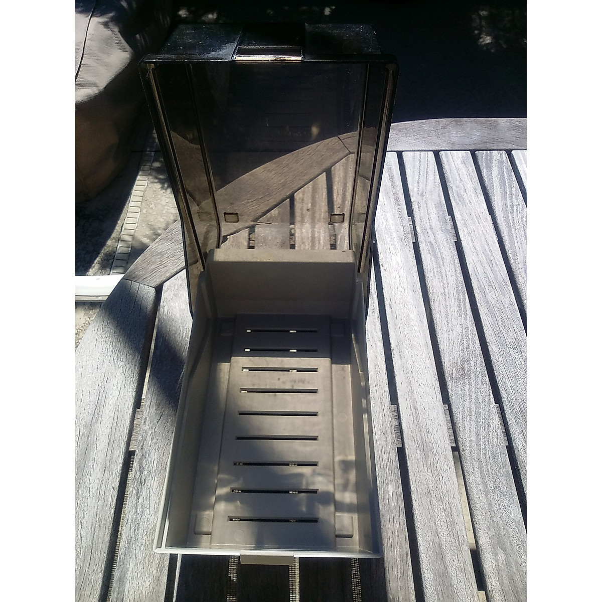 Longform: Vintage 1980s Floppy Disk 5 1/4 5.25 Storage Case Data-Case Hinged Plastic Holder