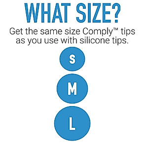 COMPLY Foam Tsx-500 Ear Tips for KZ ZS10, ZSN, AS10, Zax, ZSX, Moondrop Starfield, Aria, Kato, Fiio F9, Aukey EP-B40 and More | Ultimate Comfort | Unshakeable Fit | TechDefender | Medium, 3 Pairs