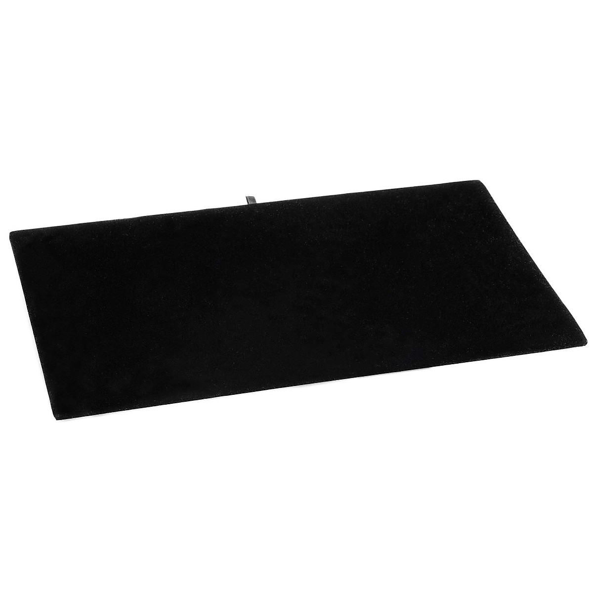 MOOCA 6 Pcs Set Jewelry Display Tray Pad Jewelry Display Tray Insert Accessory for Jewelries, 14 W x 7 1/2 D in, Black Velvet