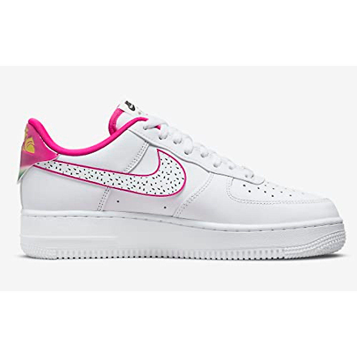 Nike Women's Air Force 1 Low '07 Size 6.5 US- DV3809 100 Dragonfruit White/White-pink Prime