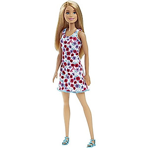 Barbie Doll - White Background Dress