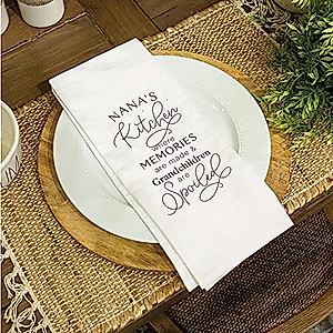 P. Graham Dunn Nana's Kitchen Memories Classic White 28 x 16 Cotton Fabric Dish Tea Towel