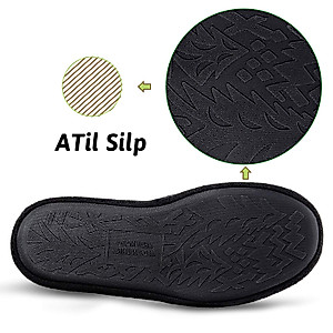 MIXIN Big Kid Boys and Girls Slippers House Shoes Indoor Outdoor with Anti Slip Sole Grey 2-3 M''