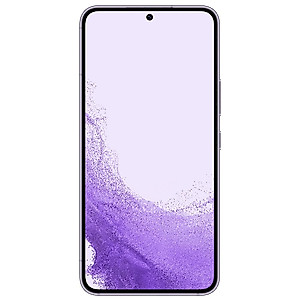 SAMSUNG Galaxy S22 5G (128GB, 8GB) 6.2" AMOLED 2X, 50MP 4K Camera, Global 5G Volte (Fully Unlocked for AT&T, Verizon, T-Mobile, Global) S901U1 (w/Fast Wireless Charger, Bora Purple)