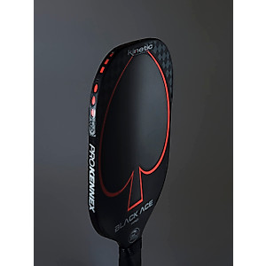 PROKENNEX Black Ace Pro - Pickleball Paddle with Toray 700 Carbon Fiber Face - Comfort Pro Grip - USAPA Approved
