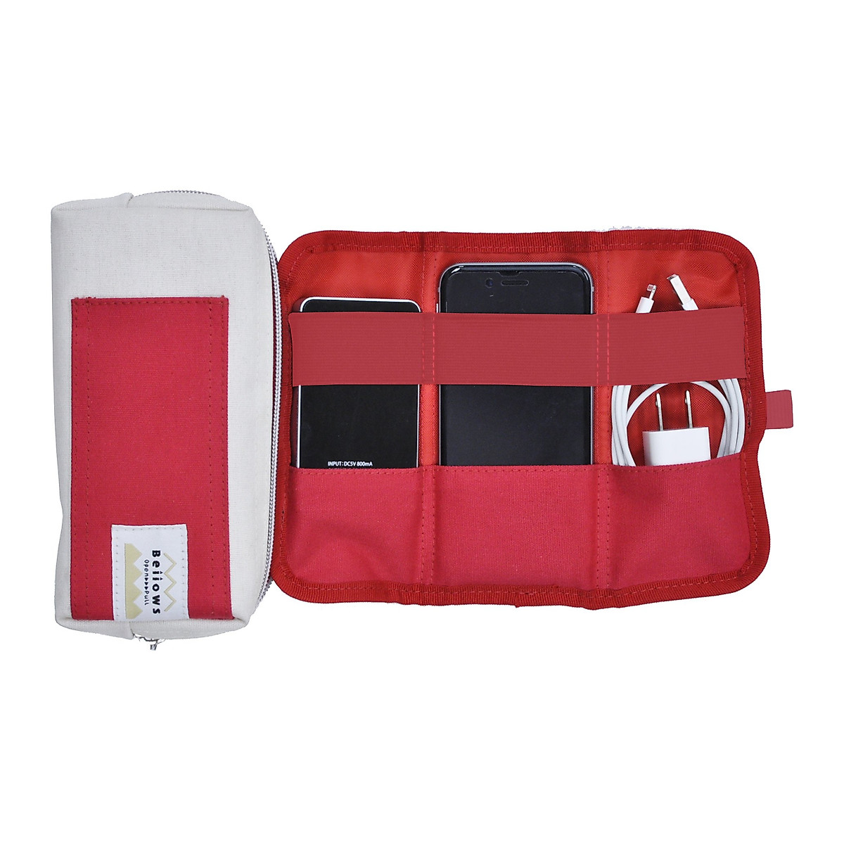 コンサイス Concise Bellows 134121 Pen Case, Khaki