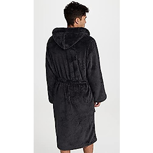 UGG Mens Beckett Bathrobe, Ink Black, Medium-Large US