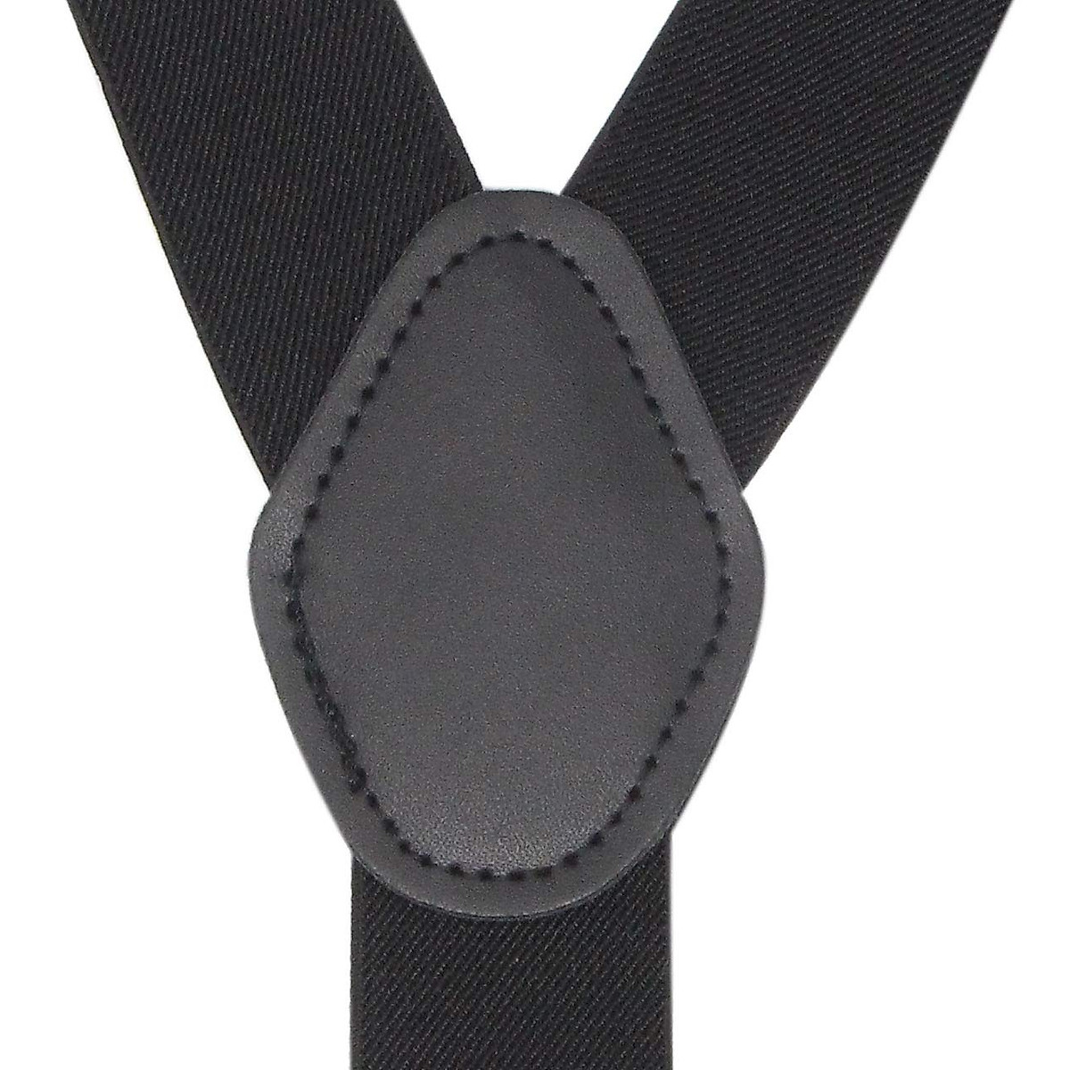 Timiot Mens Suspender with Swivel Hooks Adjustable Braces Y Shaped Elastic Comfortable Braces Strap (Black)