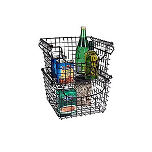 Spectrum Diversified Scoop Stacking Storage Basket,