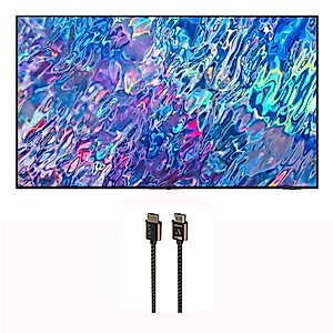 SAMSUNG QN65QN85BAFXZA 65" 4K Neo QLED UHD Smart TV in Titan Black with an Austere 3S-4KHD2-2.5M III Series 4K HDMI 2.5m Cable (2022)
