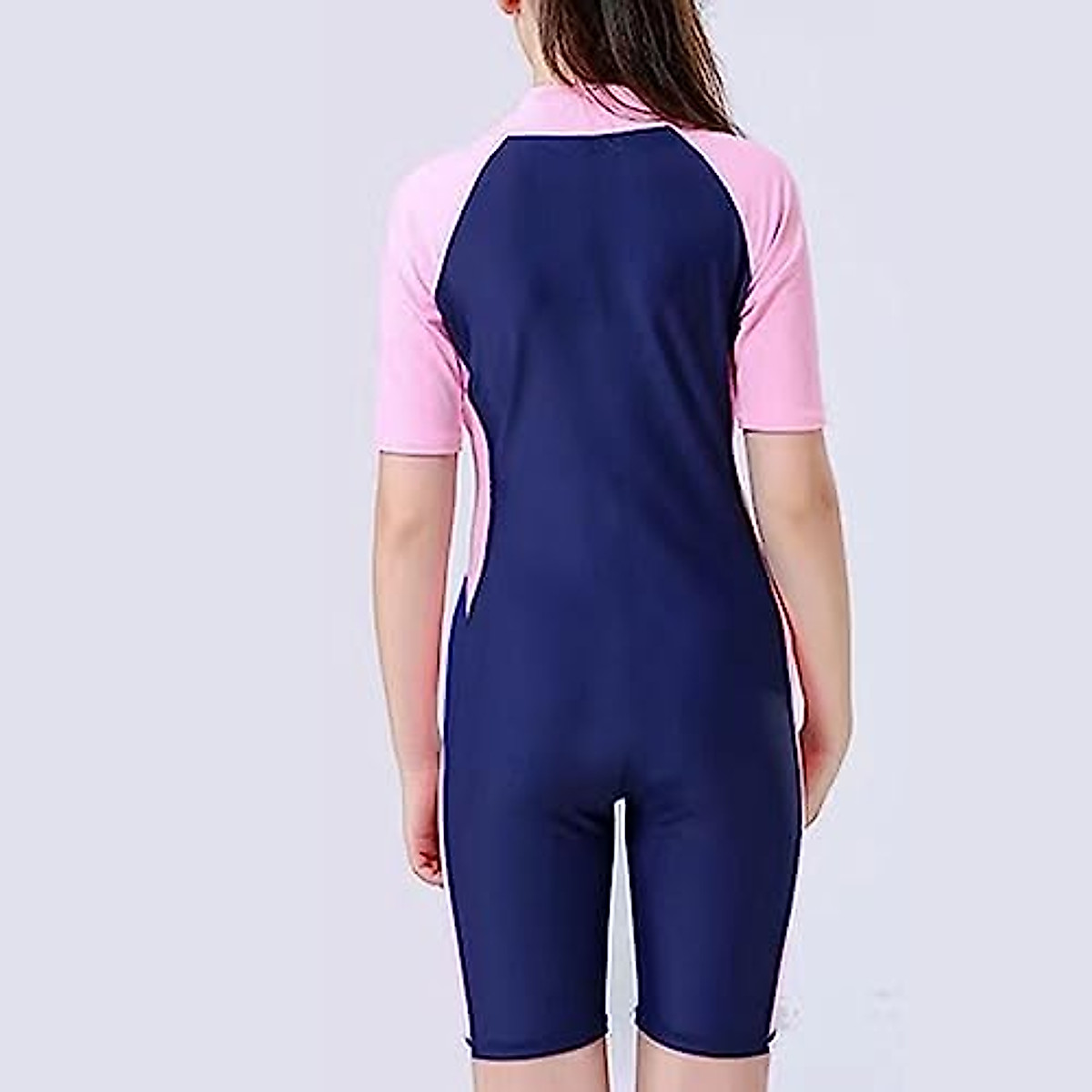 Girls Swimsuit Set Kids Long Sleeve Bathing Suits Swimwear Children's Swimsuit Girls Long Sleeve (Red, 14-18 Years)