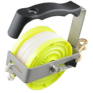 Promate Dive Reel Aluminum Heavy Duty Multi-purpose, 150 ft string