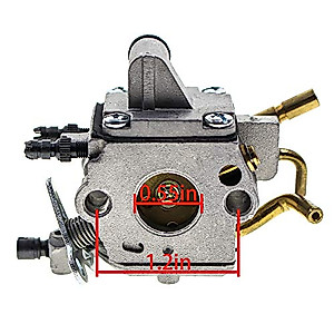 AUTOKAY 1137-120-0650 Carburetor Fits for Stihl MS192 MS192T MS192TC Chainsaw Carb Replace Zama C1Q-S258 with Fuel Line Filter Spark Plug Tune-up Kits