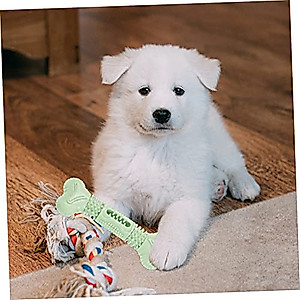 FRCOLOR 5pcs Dog Toy Dog Dental Toys Chewing Toys for Dogs Wear-Resistant Puppy Toy Wear-Resistant Dog Chew Toy Compact Molar Toy Dog Teether TPR Dog Supplies