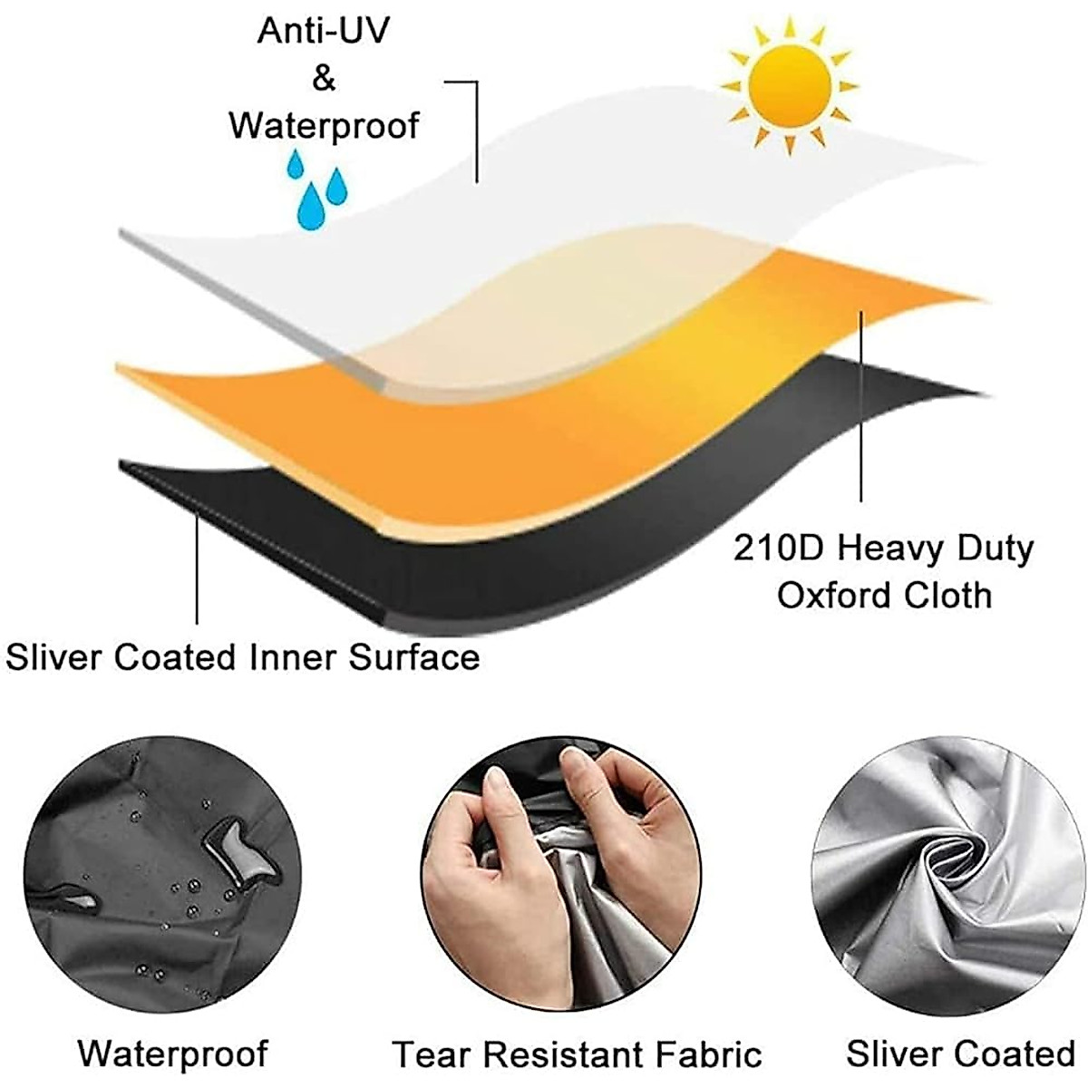 Replacement Canopy Top for Porch Swing,Swing Waterproof Cover,Strong Patio Swing Cover Universal Canopy for Garden Traditional 3 Person Swing (75x47x7/9inch) (Color:Beige)