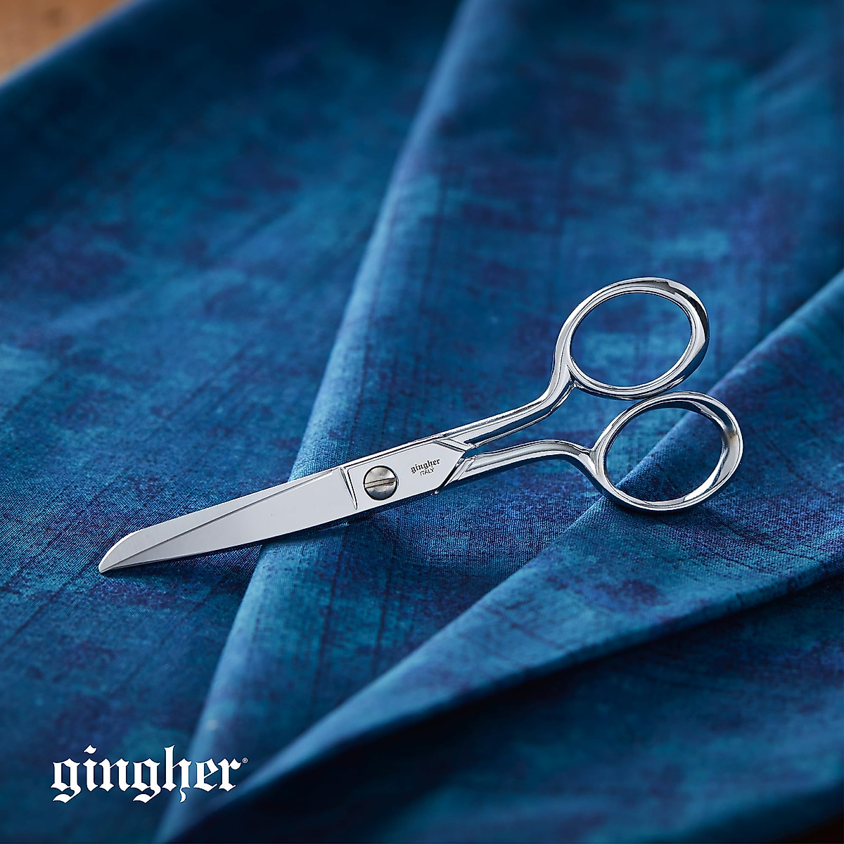 Gingher Knife-Edge Sewing Scissors (5 in.), (5 in.), Silver