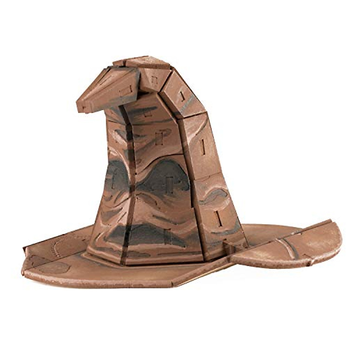 Incredibuilds Harry Potter Sorting Hat 3D Wood Puzzle & Model Figure Kit (64 Pcs) - Build & Paint Your Own 3-D Book Movie Toy - Holiday Educational Gift for Kids & Adults, No Glue Required, 10+ 