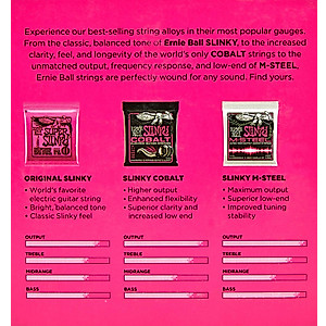 Ernie Ball Super Slinky Electric Tone Pack Guitar Strings, 9-42 Gauge (P03333)