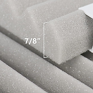 BJADE'S Window Air Conditioner Side Panels Kit,Window AC Foam Insulation Side Panels for Window AC Unit Indoor Air Conditioner Cover for Summer Winter Protection,18" x 9" x 7/8" Window Seal Panel