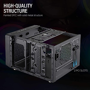 GOLDEN FIELD N-1 Mini ITX Case Computer Case Gaming PC Case Mini Size Desktop Computer Shell Cases