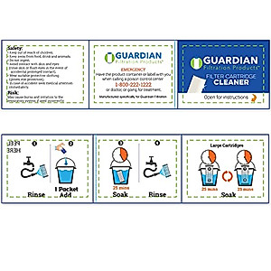 Guardian Filtration FW-12 Filter Wash 12-Pack