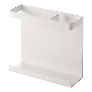 Yamazaki Home Magnet Wrap or Aluminim Foil Holder - Kitchen Storage, Magnetic Organizer - Steel