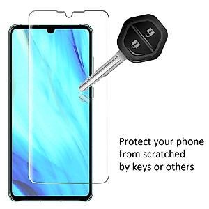 Orzero (3 Pack) Compatible for Huawei P30 Soft TPU Screen Protector, HD Premium Quality Edge to Edge Full Coverage Screen Protector High Definition Anti-Scratch Bubble-Free (Lifetime Replacement)