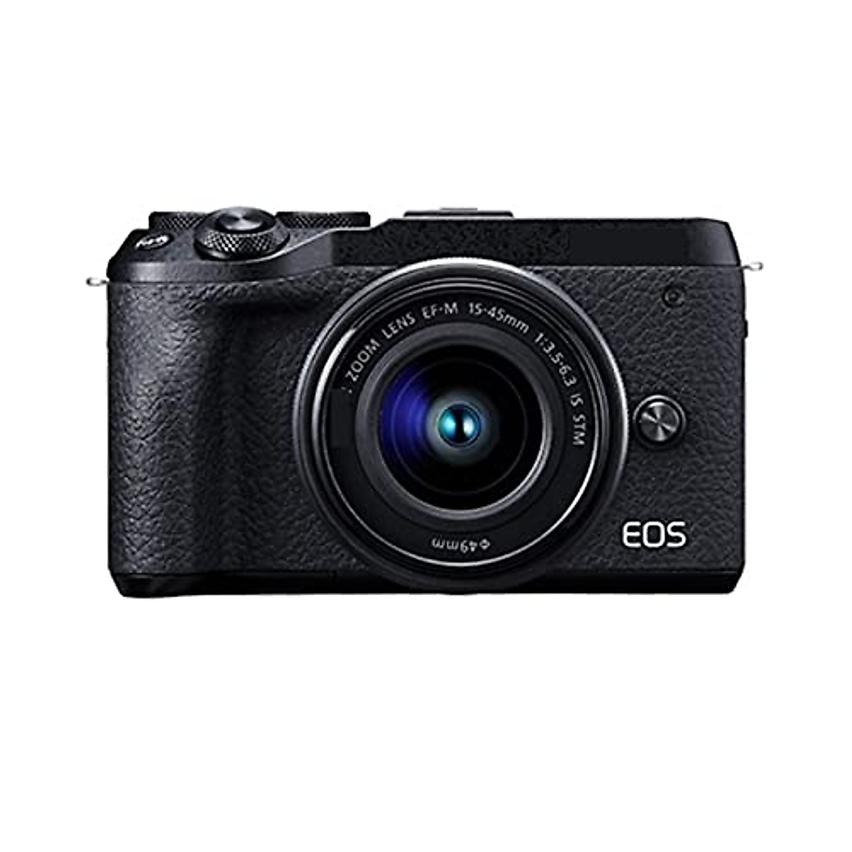 Camera EOS M6 II Mirrorless Camera Digital Camera with EF-M 15-45mm F/3.5 Lens Compact Camera Professional Photography Digital Camera (Color : Silver)