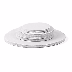 Soft White Felt Plate Dividers 12-10", 24-6", 12-4.5" (Set of 48)