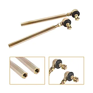 Trkimal Steering Wheel assembly Tie Rod Rack Adjustable Shaft Kits Fit for Go Kart ATV UTV 110cc 125cc 140cc 150cc