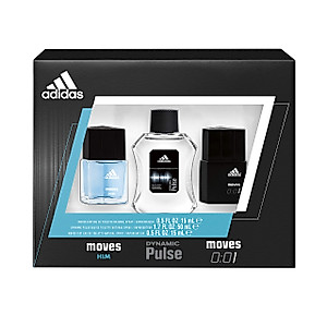 adidas Omni Male Moves Eau De Toilette 3 Piece Set