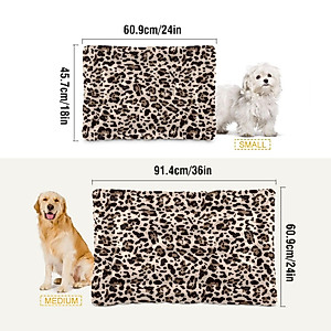 Coikll Camouflage Pet Bed Pad Soft Dog Bed Mat with Anti-Slip Bottom, Machine Washable Crate Pad Mattress for Dog Sleeping- 36 * 24inches