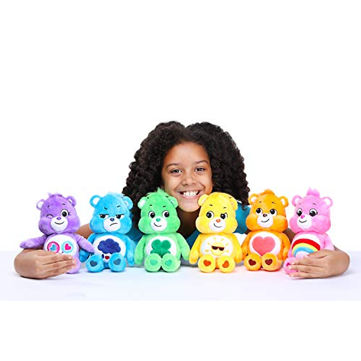 Care Bears Grumpy Bear Bean Plush, 9 inches , Blue