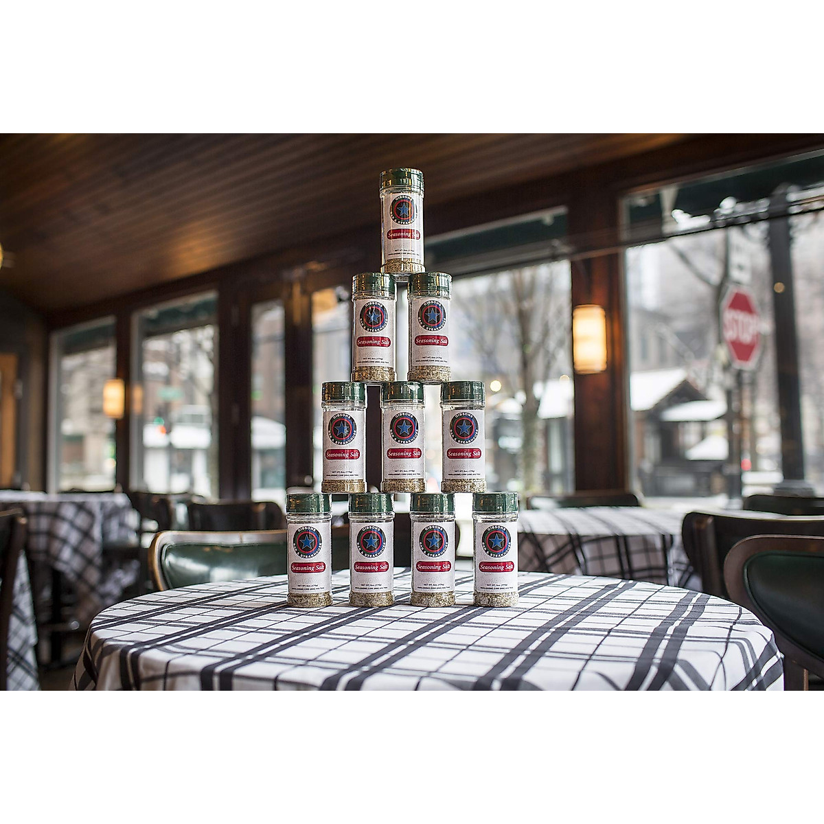 GIBSONS STEAKHOUSE Seasoning Salt, 6oz Bottle