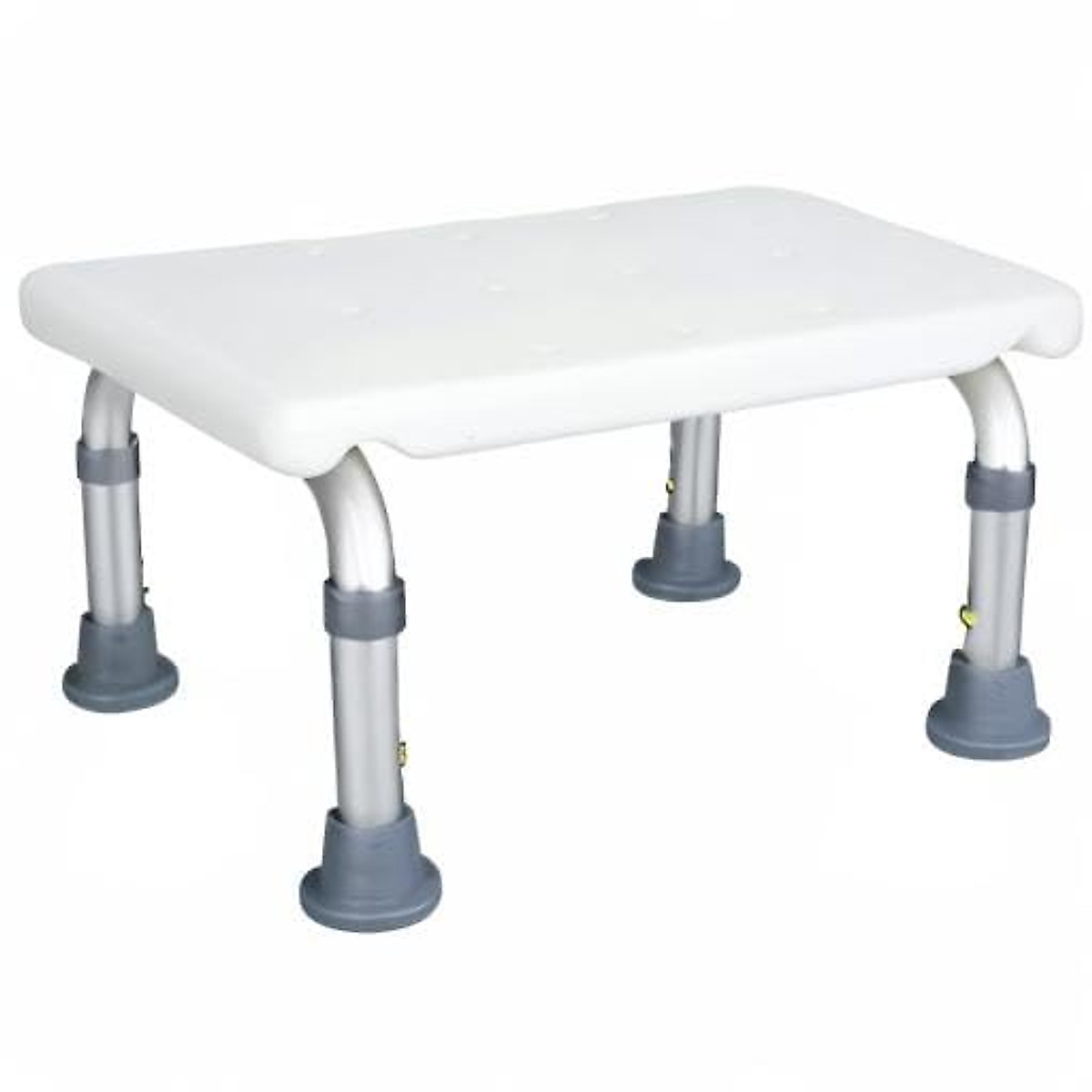 Bath Stool Shower Seat Non-Slip Shower Chair Adjustable Height Bathtub Bench for Elderly Disabled, Secure Bathing Solution