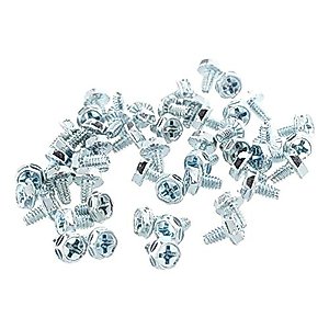 50 PCS Quadrex Head Short for Computer Case Motherboard Screws - (Size: Other/Other/Silver) SCRW-041482