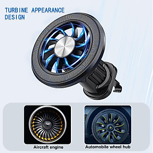 Magnetic Phone Holder for Car [20 Powerful Magnets], Hands-Free Magsafe Car Mount for Air Vent, Cell Phone Vehicle Mount, Mobile Stand for Car, Fit for iPhone All Phone Smartphone