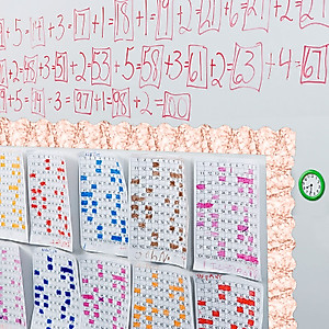 Orange Bulletin Board Borders Marble Scalloped Border Trim 52 Feet for Classroom School Party Decoration