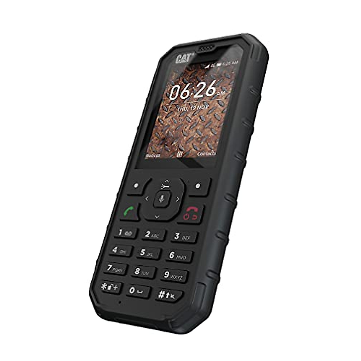 Caterpillar CAT B35 Dual-SIM 4GB IP68 (GSM Only, No CDMA) Factory Unlocked 4G/LTE Cellphone - UK/EU Version (Black)