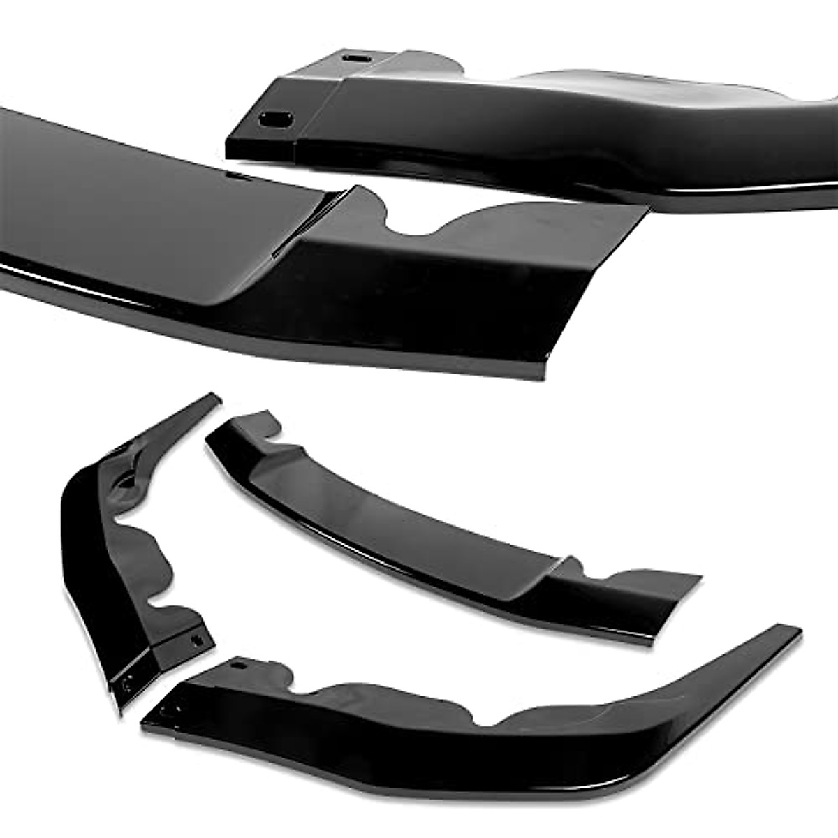 DriftX Performance, 3PCS Front Bumper Lip Kit fit for Compatible with 2019-2023 Toyota Supra A90, STP-Style Splitter Trim Protection Spoiler, Air-Dam-Chin-Diffuser (Painted Black)