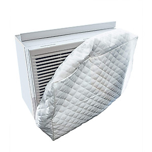 Sturdy Covers Indoor AC Cover Defender - Insulated Indoor Air Conditioner Unit Cover (White, 17 x 25 x 4)