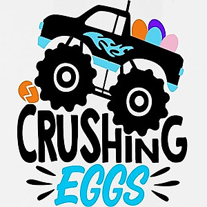 CafePress New Easter Monster Truck Cr Insulated Wine Tumbler 12 oz