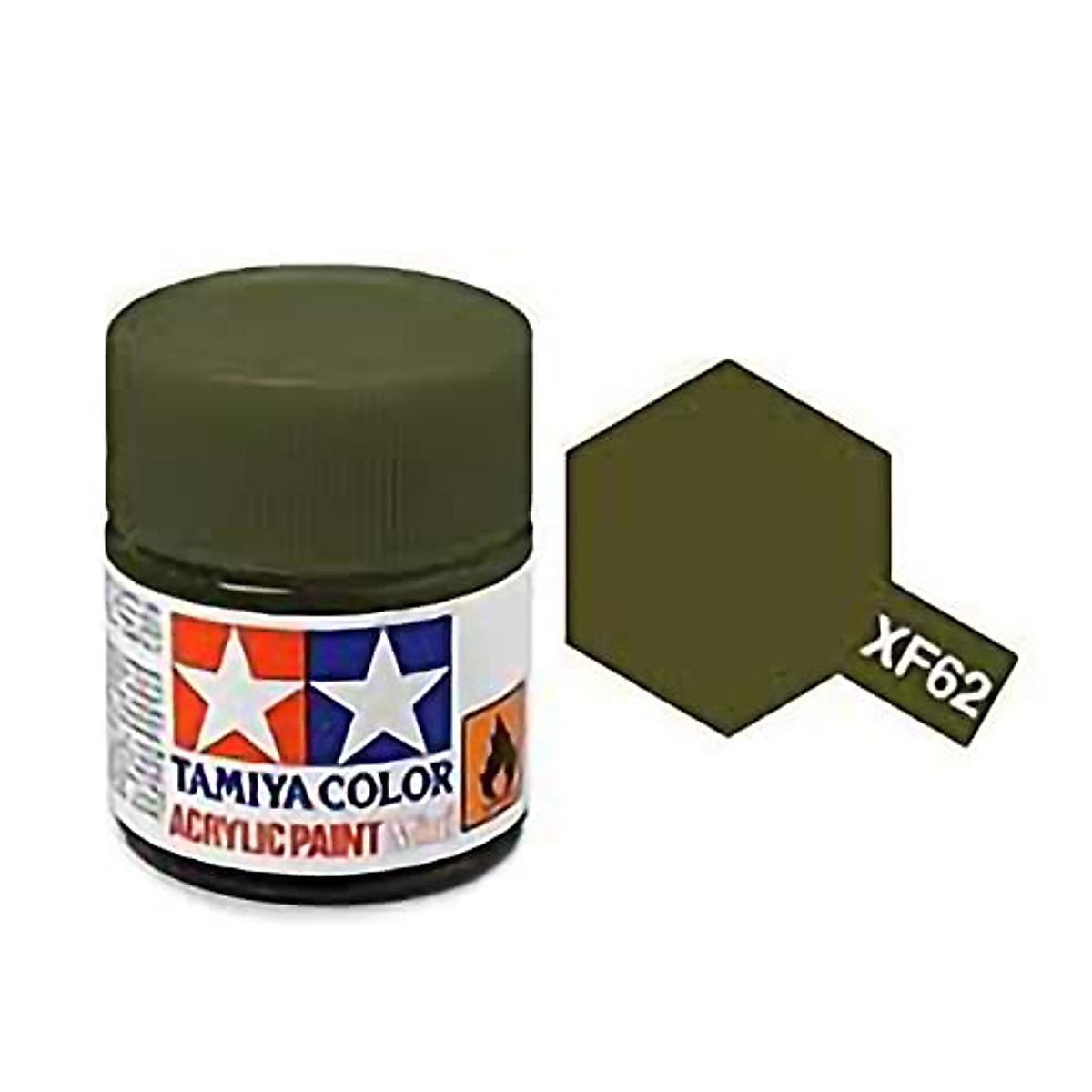 Tamiya 81762 Acrylic Mini XF62 Olive Drab 1/3 oz