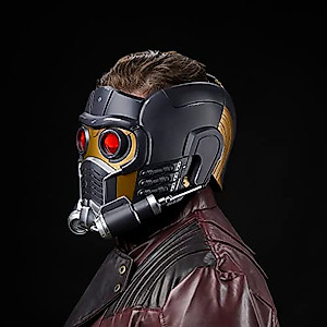 Marvel Legends Series Star-Lord Premium Electronic Roleplay Helmet with Light and Sound FX, Perfect for Adult Halloween Costume, Guardians of The Galaxy Adult Roleplay Gear