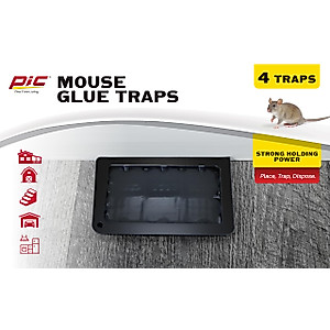 Pic GT4 Glue Mouse Tray, 4-Pack