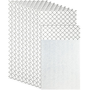 Amyhill 10 Pcs Refrigerator Liners Refrigerator Shelf Liners Absorbent Fridge Liner Refrigerator Mats Washable Fridge Drawer Liners for Shelves, Kitchen, Home, Cabinet, Trays(Stylish, 12 x 24 Inch)