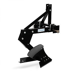Titan Attachments 18-in. Single Bottom Tow-Behind Moldboard Turn Plow, 3-Point H