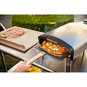 Mimiuo Outdoor Gas Pizza Ovens Portable Stainless Steel Gas Pizza Grilling Stove with 13" Pizza Stone & 12 x 14 inch Foldable Pizza Peel - (Classic G-Oven Series)