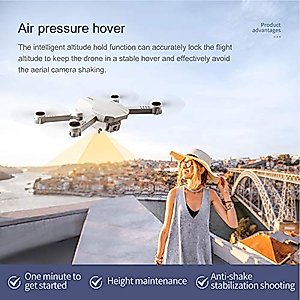 GoolRC Mini Drone with Dual Camera for Adults, KK5 WiFi FPV Drone with 4K HD Camera, RC Quadcopter with 360° Flip, Gesture Photo/Video, Headless Mode, Altitude Hold, Include Carry Bag and 3 Batteries